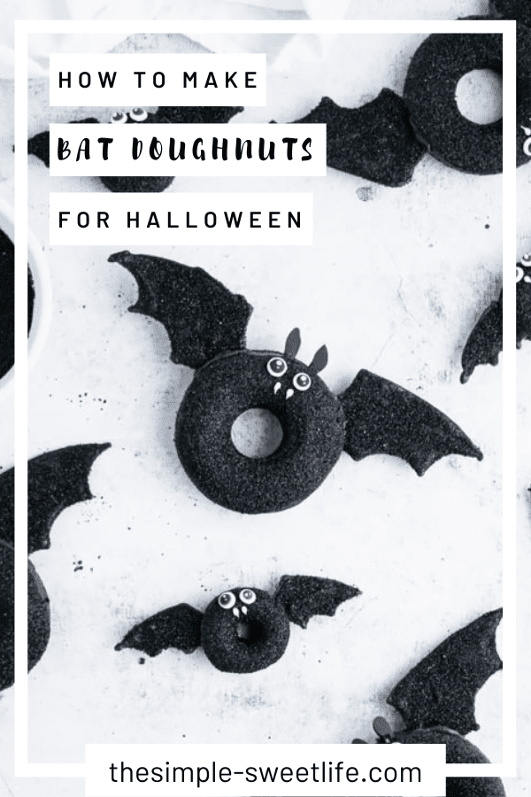 Halloween Bat Doughnuts - The Simple, Sweet Life