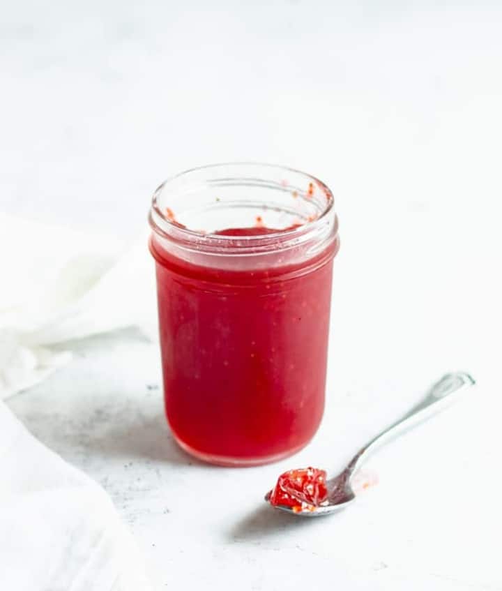 Small Batch Strawberry Champagne Jam - The Simple, Sweet Life